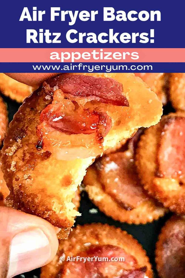 Bacon Ritz Crackers Appetizer in the Air fryer. - Air Fryer Yum