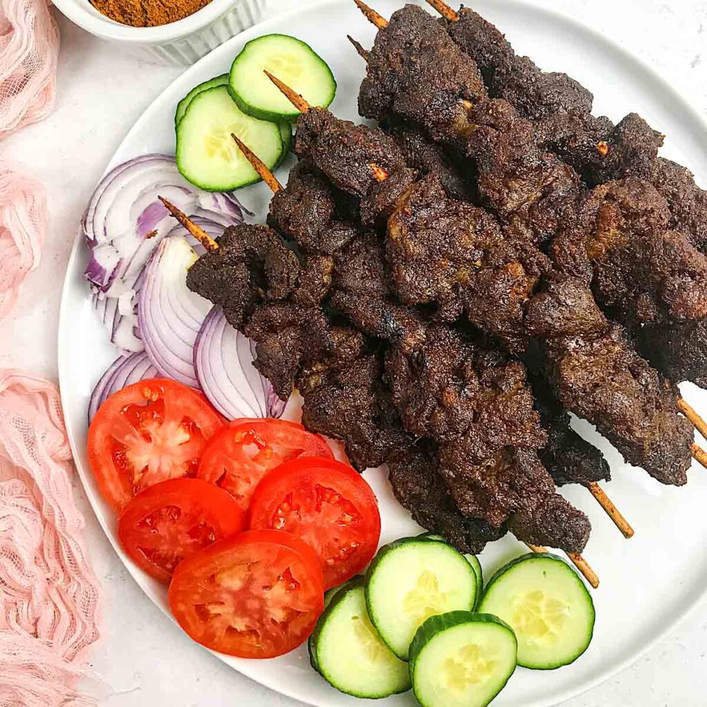 Air fryer Beef Suya - Air Fryer Yum