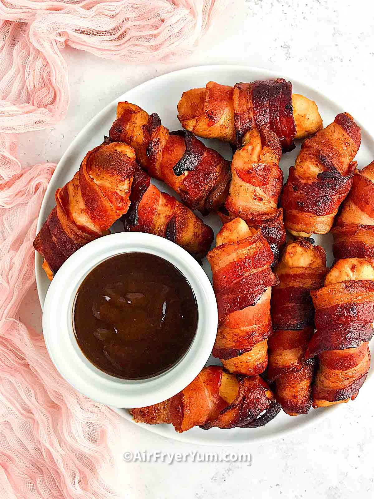 Air fryer bacon wrapped chicken tenders - Air Fryer Yum