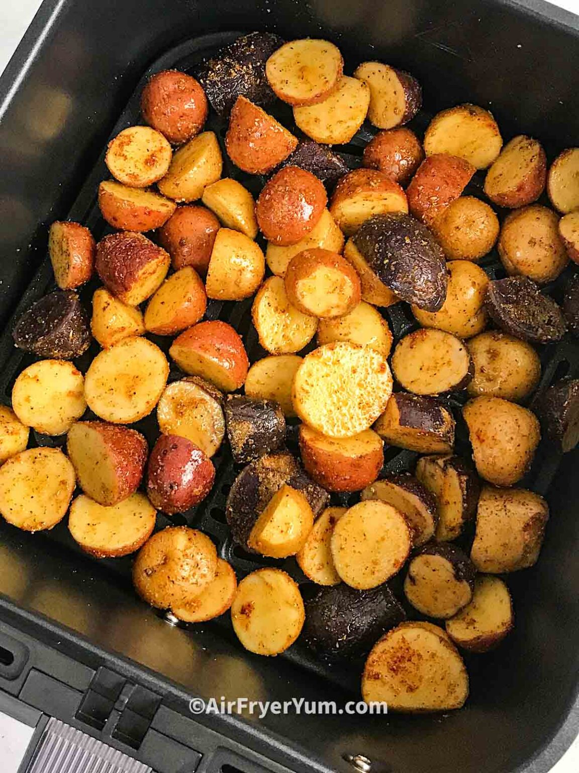 Air fryer Rainbow potatoes (Colored Potatoes) - Air Fryer Yum