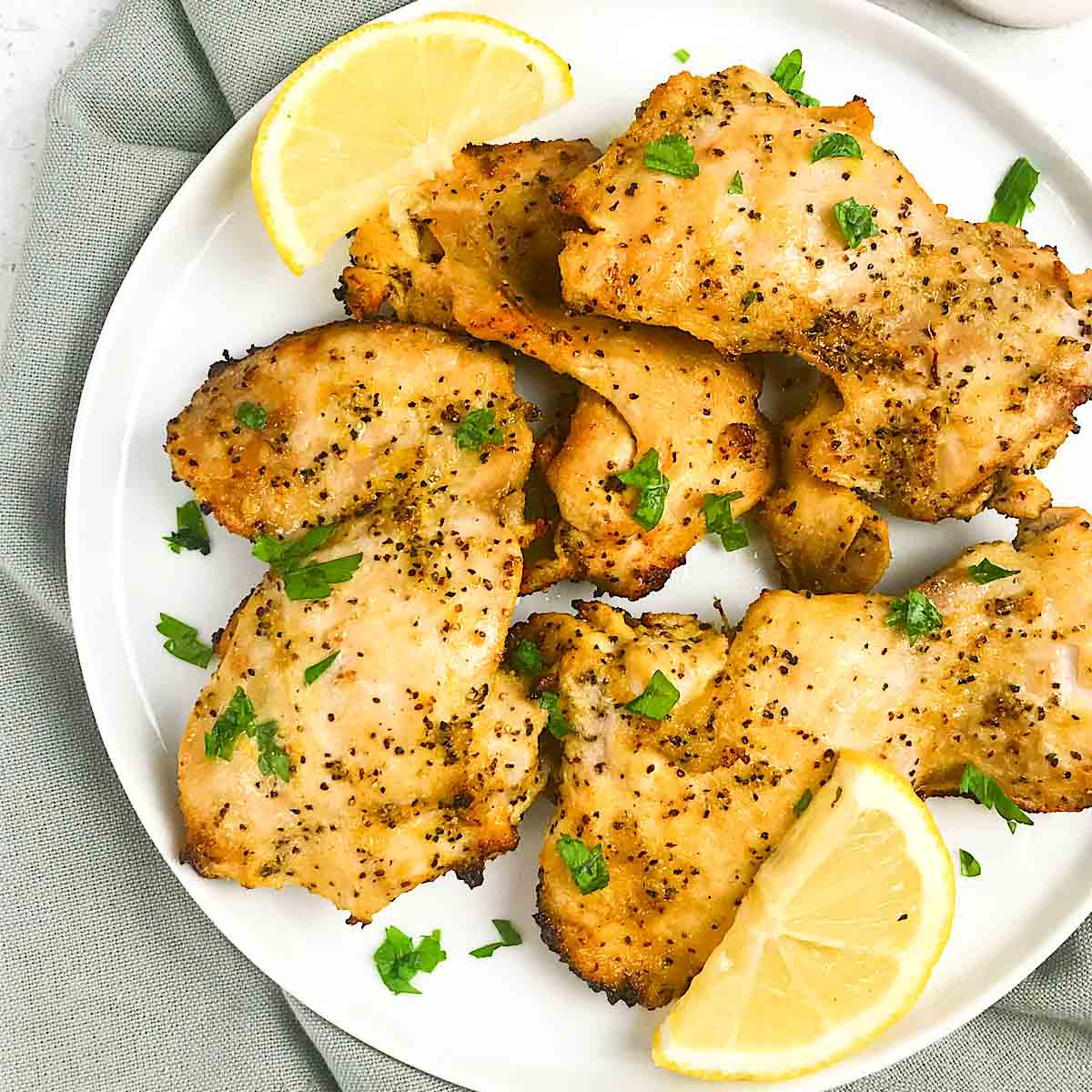 Lemon Pepper Chicken Thighs In Air Fryer Air Fryer Yum
