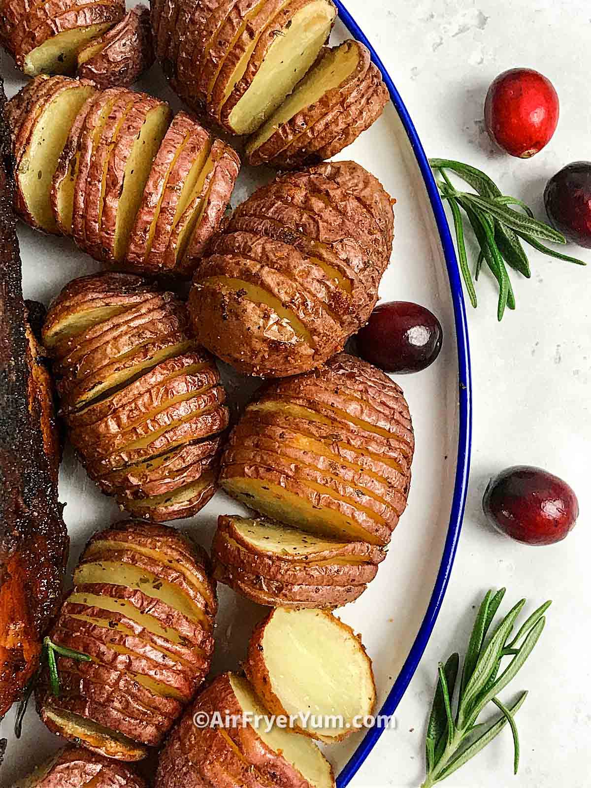 Air fryer Christmas potatoes - Air Fryer Yum