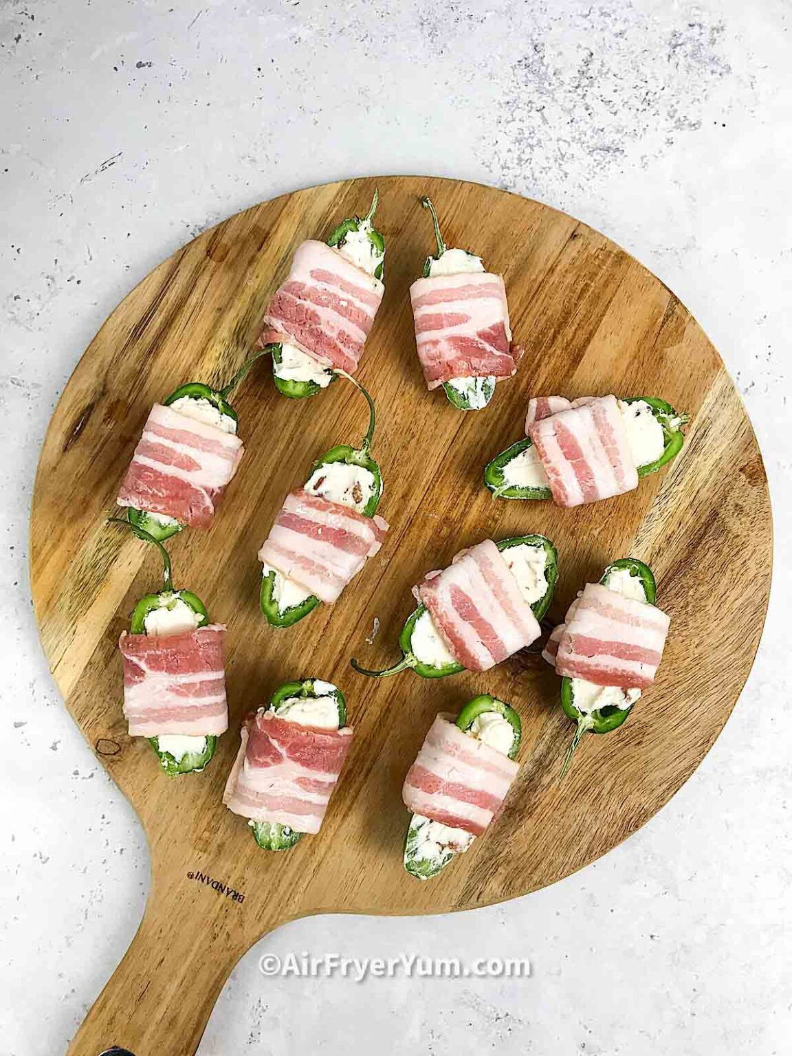 Air fryer bacon wrapped Jalapeño poppers - Air Fryer Yum